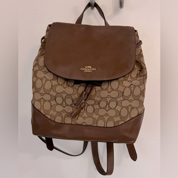 Coach | Bags | Coach Elle Backpack In Signature Jacquard | Poshmark